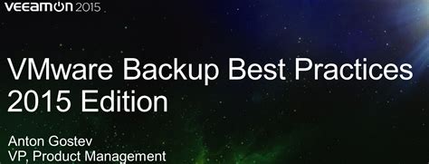 backup server placement and configuration vmware backup best practices