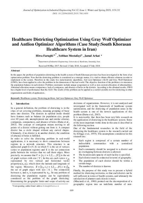 Pdf System Reliability Optimization Using Gray Wolf Optimizer Algorithm