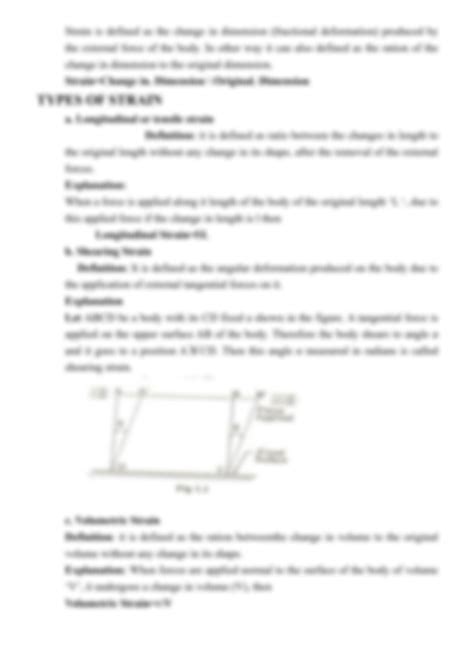 SOLUTION Thermal Physics Types Of Stress And Strain Solved Solutions And Diagrams Studypool