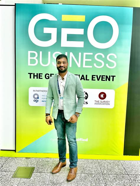 sravan reddy adivi on linkedin atomgeo at the geo business event today it was a fantastic