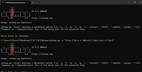 Sqlmap无法正常运行 码士集团官网 It职业领路人