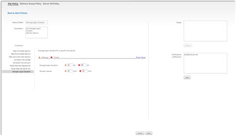 Citrix Director 77 Average Logon Duration Alert Policies Issues Apps