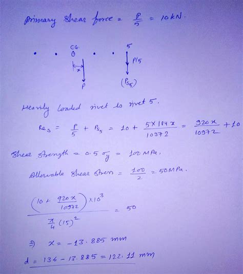 Solved The Riveted Connection Shown In Figure P15 41 Supports A