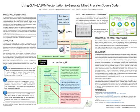 Pdf Using Clangllvm Vectorization To Generate Mixed Precision Source Code