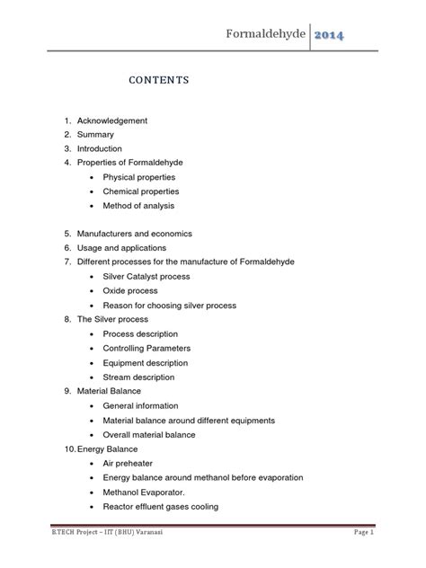 4 Properties Of Formaldehyde Pdf Methanol Formaldehyde