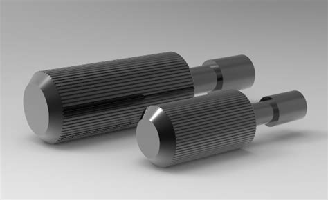 Autodesk Inventor 3d Cad Model Of Knurled Bolt For Cover Plate M6 L30 D4 5 Thousands Of Free