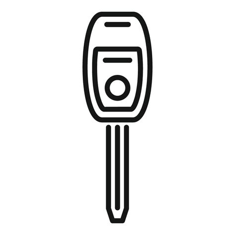Digital Smart Key Icon Outline Activate Access 43296806 Vector Art At