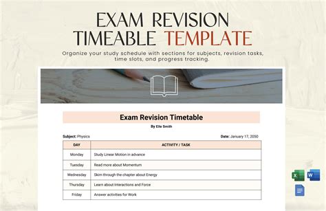 Free Editable Exam Templates In Excel To Download