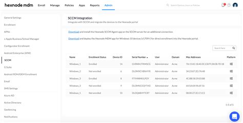 Microsofts System Center Configuration Manager Sccm Integration With Hexnode Hexnode Help