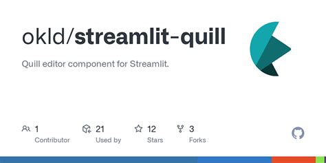 Quill Editor Custom Components Streamlit