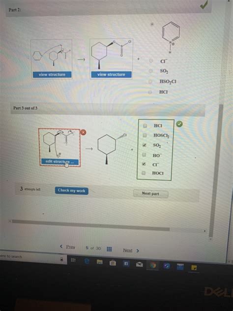 Solved Part 2 So2 View Structure View Structure Hsoc Hc