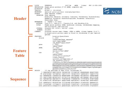 sequence file formats ppt databases computer software and