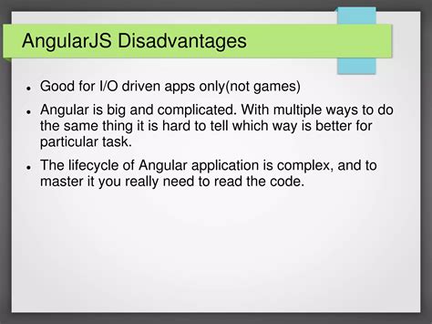 Angularjs Ppt