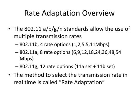 PPT Trace Based Evaluation Of Rate Adaptation Schemes In Vehicular Environments PowerPoint