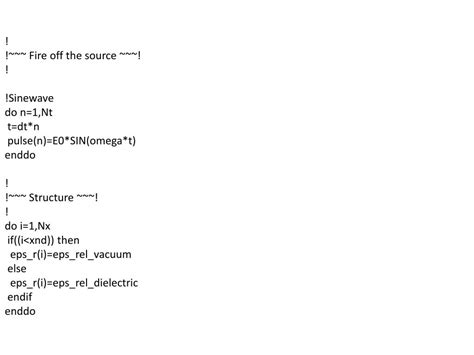 Ppt Finite Difference Time Domain Fdtd Method Powerpoint Presentation Id2097200