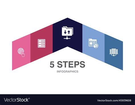 Internet Server Ftp Site Backup Data Center Vector Image