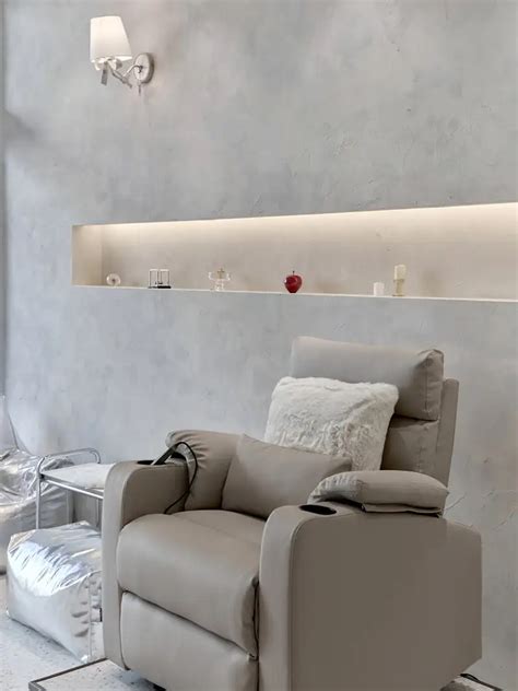 고급스러운 그레이 컬러 힙한 내부 9평 작은 네일샵 인테리어 일산 장항동