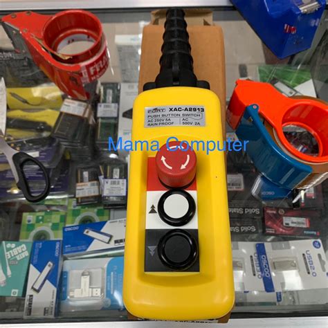 Jual Double Speed Hoist Push Button Xac A2913 2 Tombol With Emergency Stop Shopee Indonesia