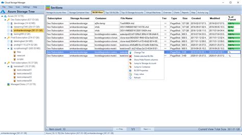 Cloud Storage Manager Optimise Azure Storage