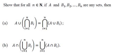 Solved Show That For All NN If A And B B Bn Are Any Chegg Com