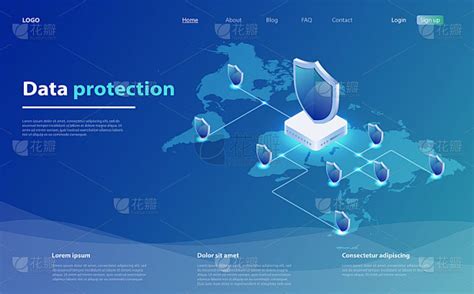 数据保护的概念。网络数据安全。安全，机密数据保护