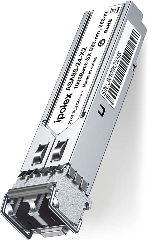 Transceptor Gigabit Sfp 1000base Sx 1 25g Sfp A Lc Módulo De Fibra Multimodo Para