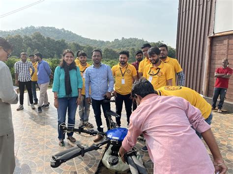 Shrutika Bagul On Linkedin Experiencing Drones Revolutionizing Agriculture With Precision Spraying