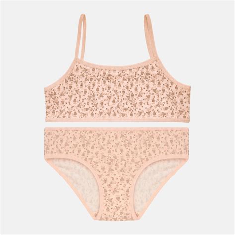 Детский комплект белья топ трусы для девочки Bibo 10095 128 см