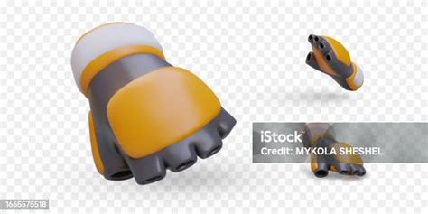 현실적인 종합격투기 장갑 슁가트 잘린 손가락 장갑 장갑 3차원 형태에 대한 스톡 벡터 아트 및 기타 이미지 3차원 형태 권투 스포츠 스포츠 글러브 Istock