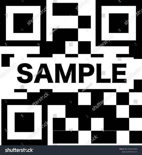 Qr Code Simple Icon Illustration Stock Vector Royalty Free 2199141293 Shutterstock