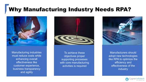 Robotic Process Automation Rpa In Manufacturing Industry Ppt