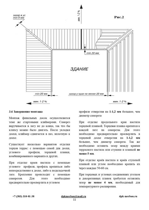 Инструкции по монтажу изделий из ДПК | Террасная доска ДПК в Новосибирске