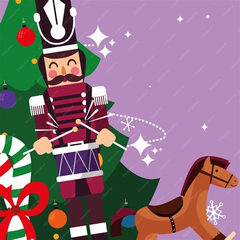 Premium Vector Christmas Nutcracker Design
