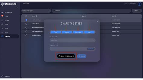 How To Copy A Stack To Clipboard Wake Up Warrior Knowledge Base
