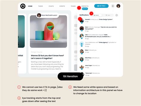 Ui Component [notification] With Ux Explanations By Reza N Musavi For Oniex™ On Dribbble