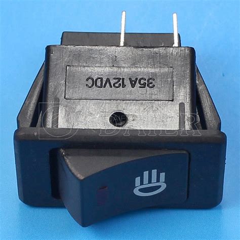 ASW 17D Car Fog Light ON OFF Rocker Switch Daier