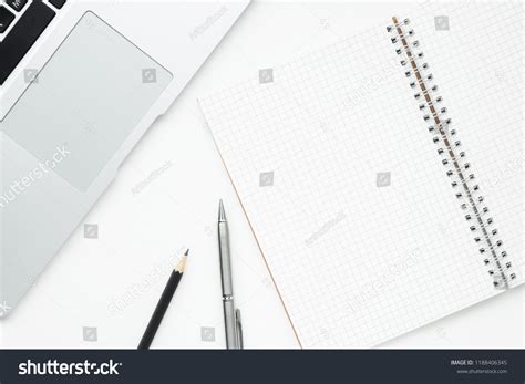 Blank Grid Lines Notebook On Top Stock Photo 1188406345 Shutterstock