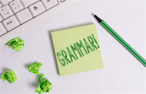 Conceptual Hand Writing Showing Grammar Business Photo Text Whole System Structure Language