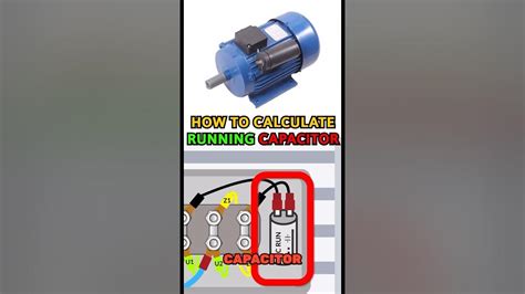 How To Calculate Running Capacitor For Single Phase Motor Electrical Capacitor Motor Foryou
