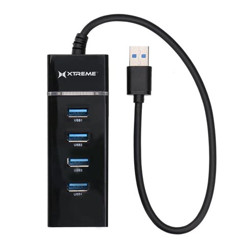 Xtreme 4 Port High Speed USB Hub