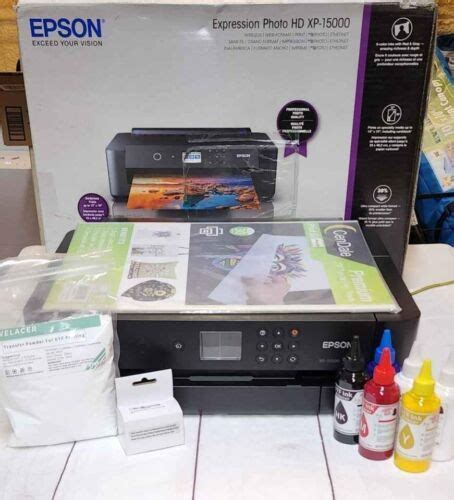 DTF Ready Epson XP 15000 Chipless Firmware And Cadlink V10 Desktop EBay In 2023 Firmware