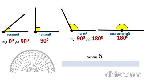 Кут Види кутів Градусна міра кута Youtube