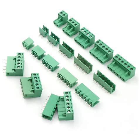 Pcb Screw Wire Connector Pluggable Terminal Block Connector China Pcb Terminal Block Connector