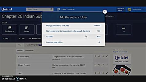 Creating And Using Study Sets In Quizlet YouTube