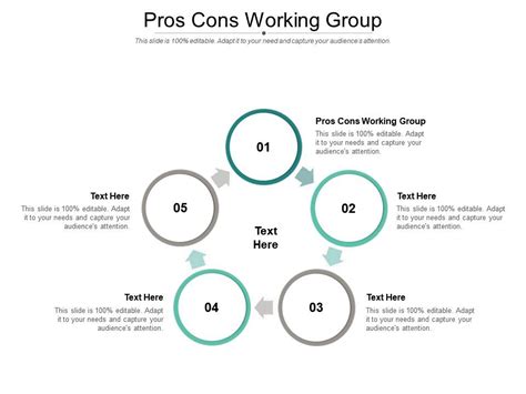 Pros Cons Working Group Ppt Powerpoint Presentation Model Ideas Cpb