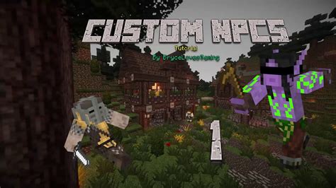 Minecraft Custom NPCs Tutorial Basics YouTube
