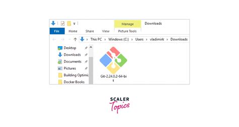 Git Installation Scaler Topics