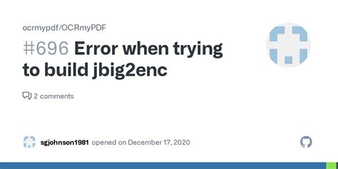 Error When Trying To Build Jbig2enc Issue 696 Ocrmypdf OCRmyPDF