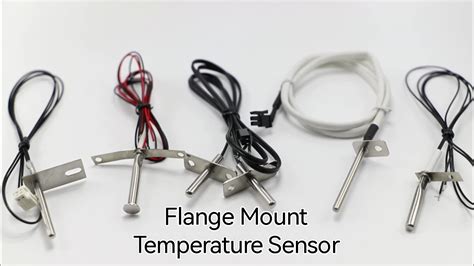High Precision Duplex Pt100 Sensor Rtd Stainless Steel Flange For Kitchen Applications Microwave