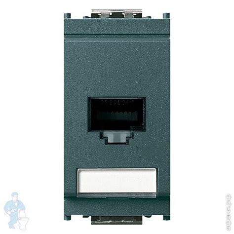 Розетка Vimar Idea Rj45 Netsafe Cat 6 Utp 110 серая 16359 6 Афоня рф цена 2 580 руб